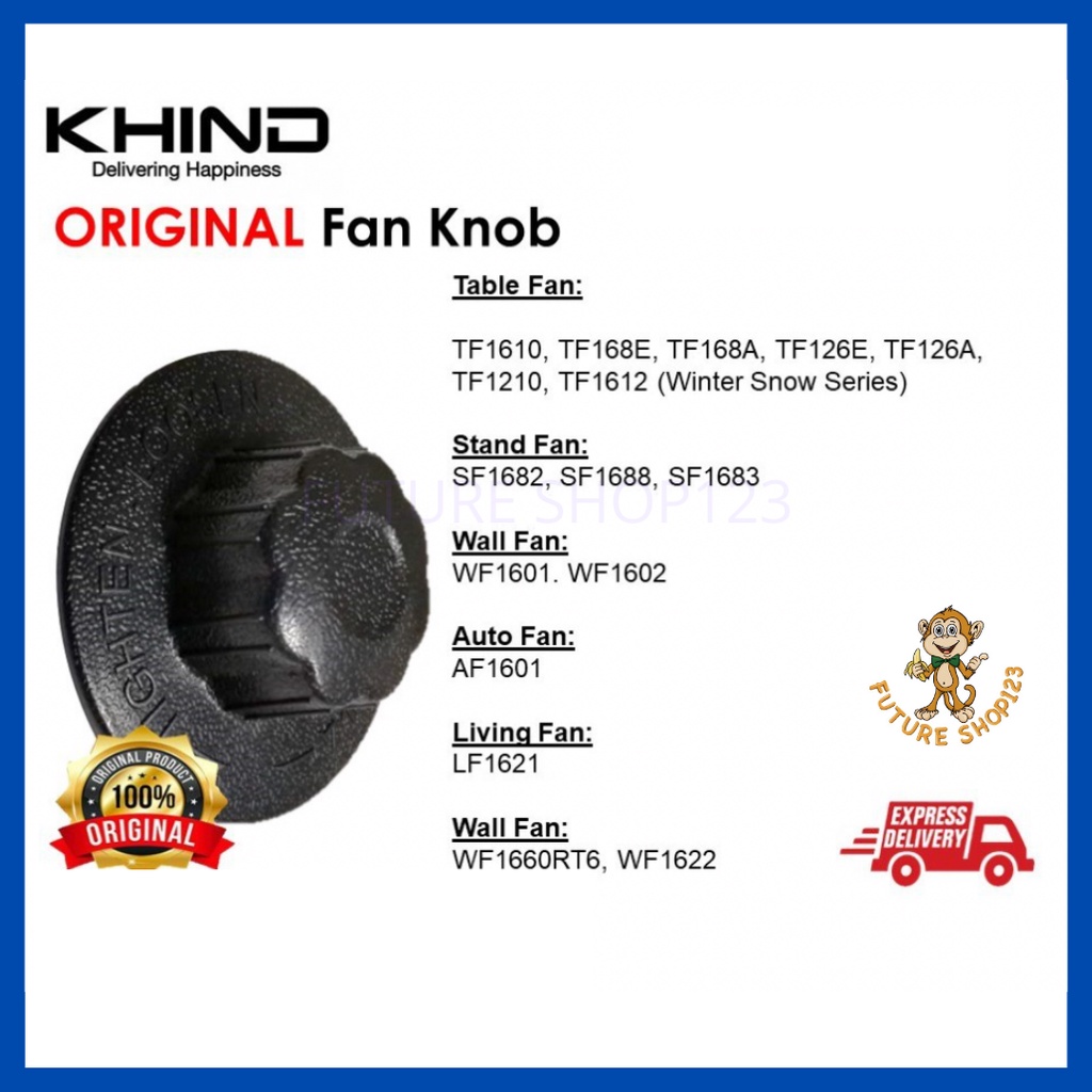 Khind ORIGINAL 12",16" Fan Blade Lock Stand Fan Knob Spare Part ...
