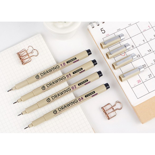 **Waterproof** Leto Pigment Ink Drawing Pen (Pigma/Fineliner) | Shopee ...