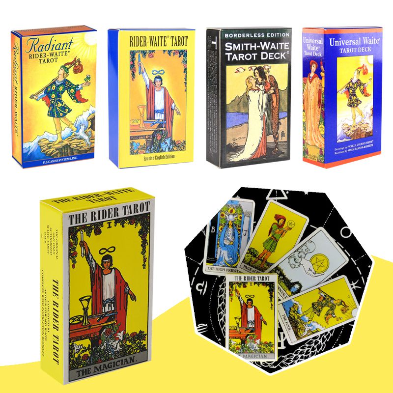 Classic Waite Rider Smith Tarot Deck With Unique Full Scene Insight For ...