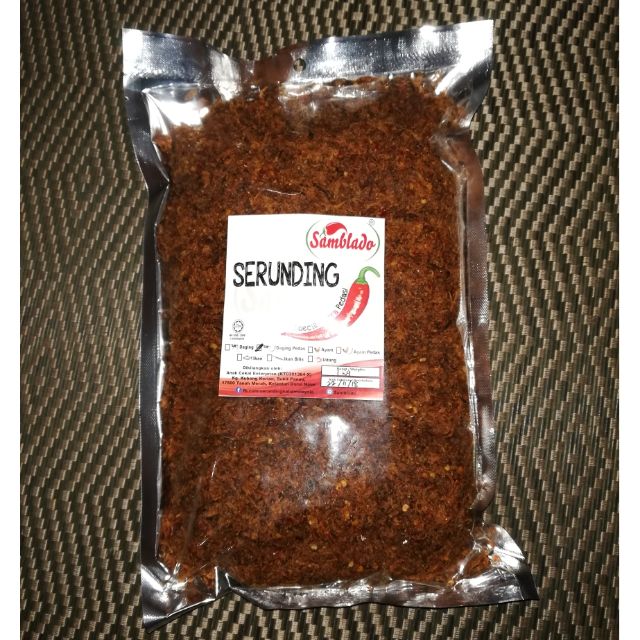 SERUNDING DAGING PEDAS 1KG | Shopee Malaysia