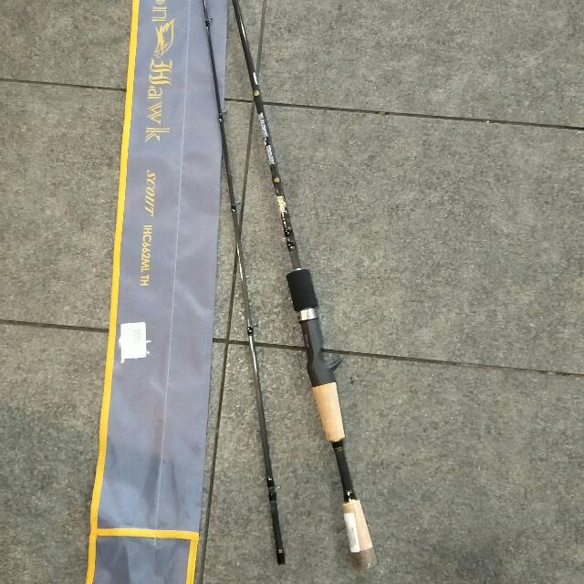 17 FENWICK fishing rod IRON HAWK TH BAITCASTING ROD | Shopee Malaysia