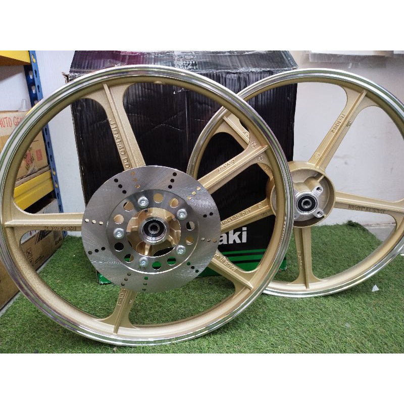 AR80 KAWASAKI SPORT RIM MADE IN JAPAN ORIGINAL 100% | Shopee Malaysia