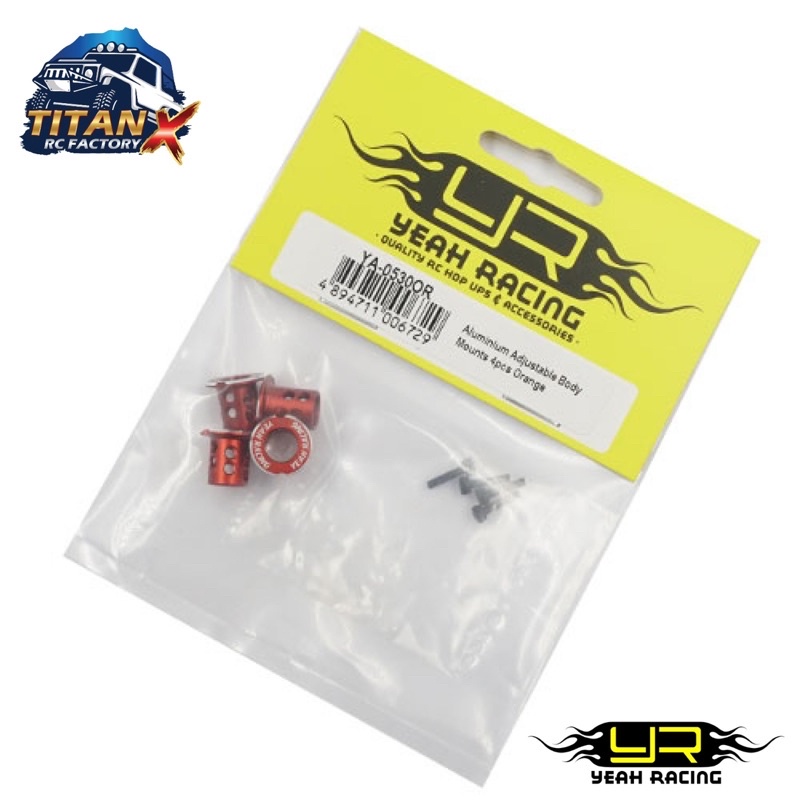 Yeah Racing Aluminum Adjustable Body Mounts (4pcs) | Shopee Malaysia