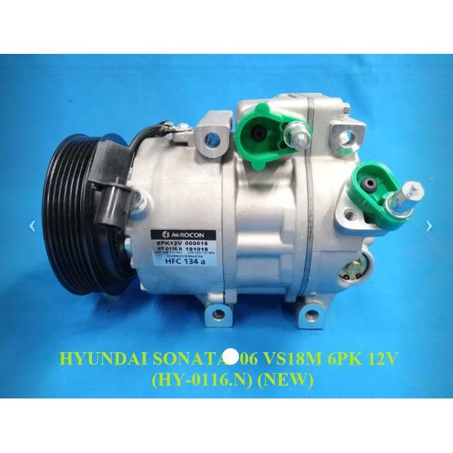 NEW COMPRESSOR HYUNDAI SONATA NF KIA OPTIMA 2006 HYUNDAI SANTA FE 06 KIA RIO JB 2007 AIR COND PUMP BAC Shopee Malaysia