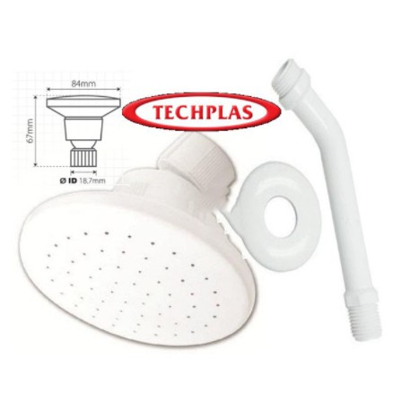 1/2" PVC Shower Rose (Techplas) | Shopee Malaysia