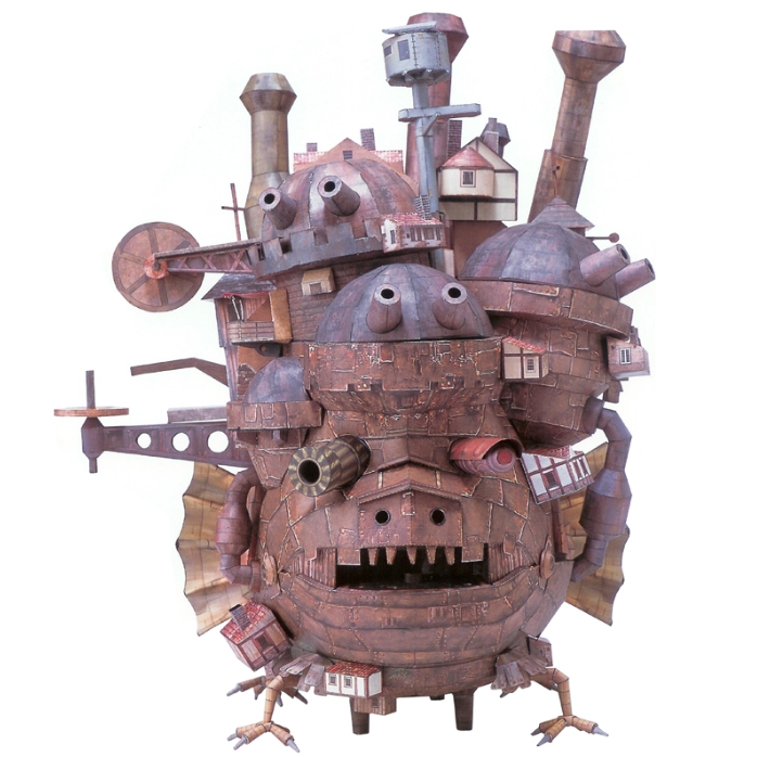 Howl's Moving Castle 3D Paper Model 50cm Tall Land Version Model ...