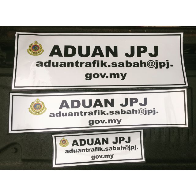 Aduan JPJ Sticker (SABAH) Lorry | Shopee Malaysia