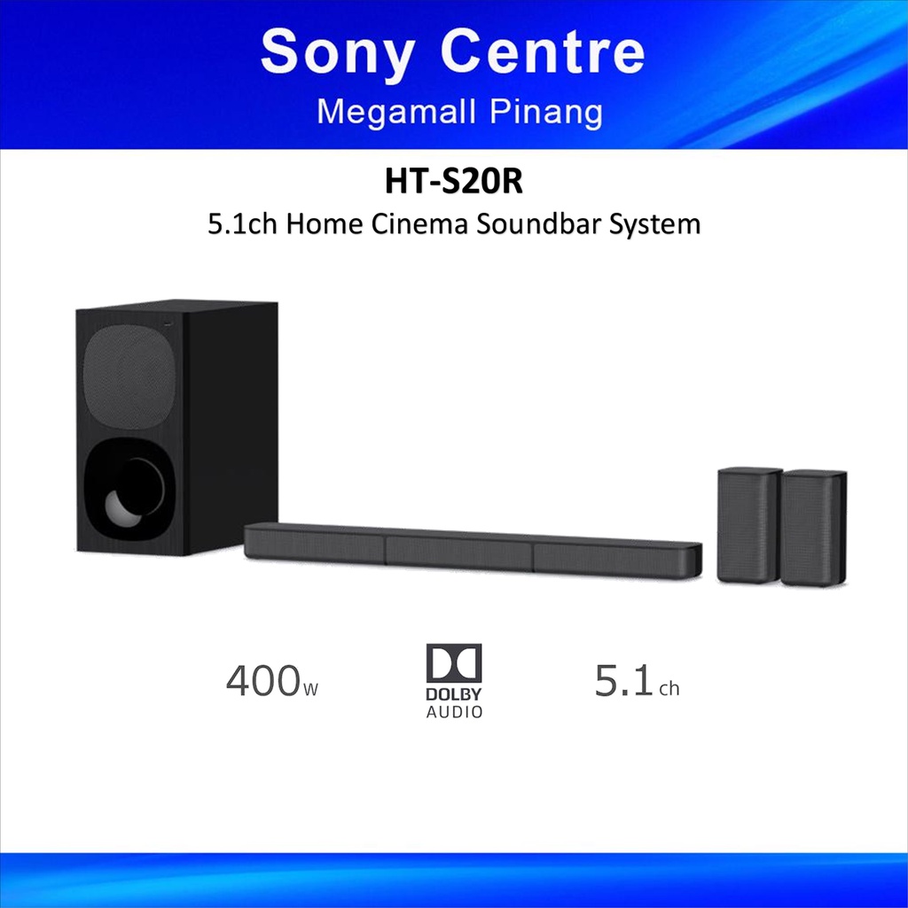 HT-S20R 5.1ch Home Cinema Soundbar System ( HTS20R s20r ) | Shopee Malaysia