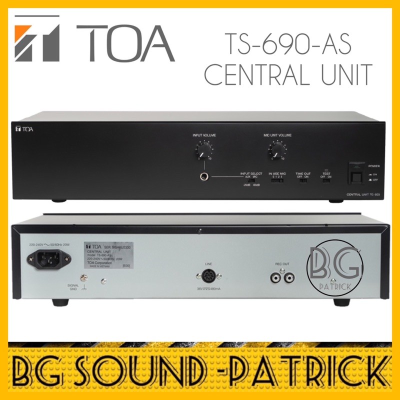 TOA TS690 Central Unit For Toa Conference System | Shopee Malaysia
