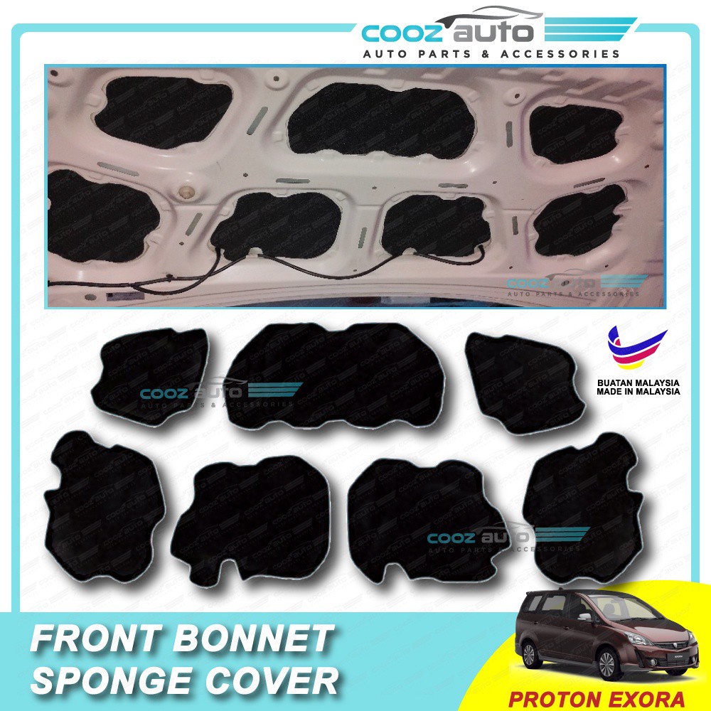 Proton Exora Front Car Bonnet Sound Proof Hood Bonnet Soundproofing ...