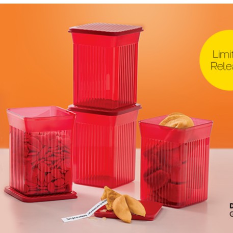 Tupperware family mate square red 800ml | Shopee Malaysia
