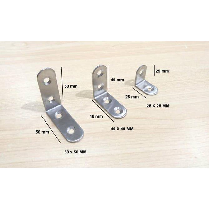 SIKU L 25x25 Stainless Steel Elbow/Support Elbow | Shopee Malaysia