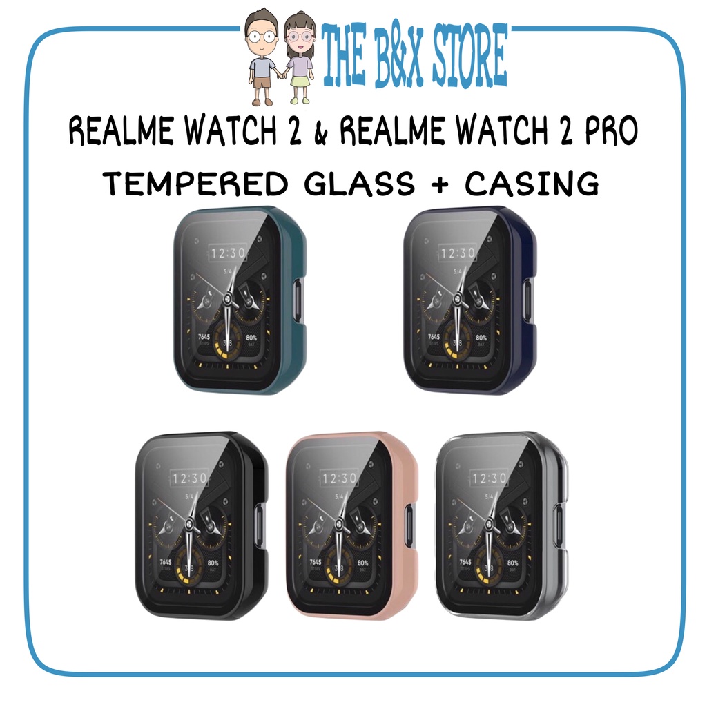 REALME Watch 3 / 2 / 2 Pro Dizo Watch Pro Full Cover Hard Case With ...