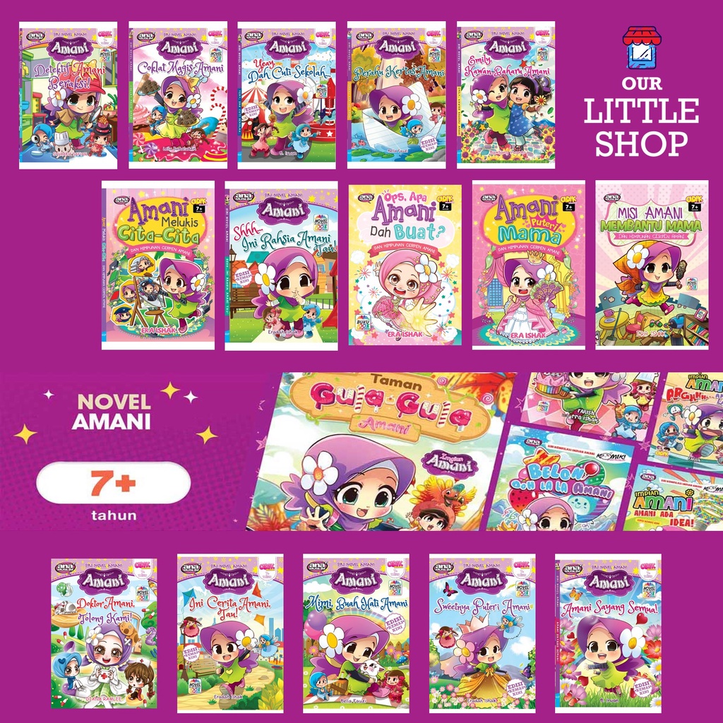 SIRI NOVEL AMANI | BUKU CERITA TAHAP 1 | ISLAM (ANA MUSLIM) | Shopee ...