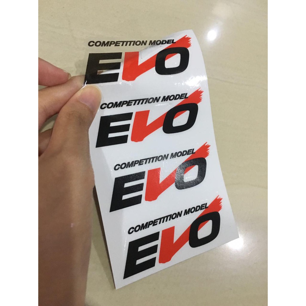 Sticker JDM Regamaster EVO PRINTING set (4Pcs Contents) | Shopee Malaysia
