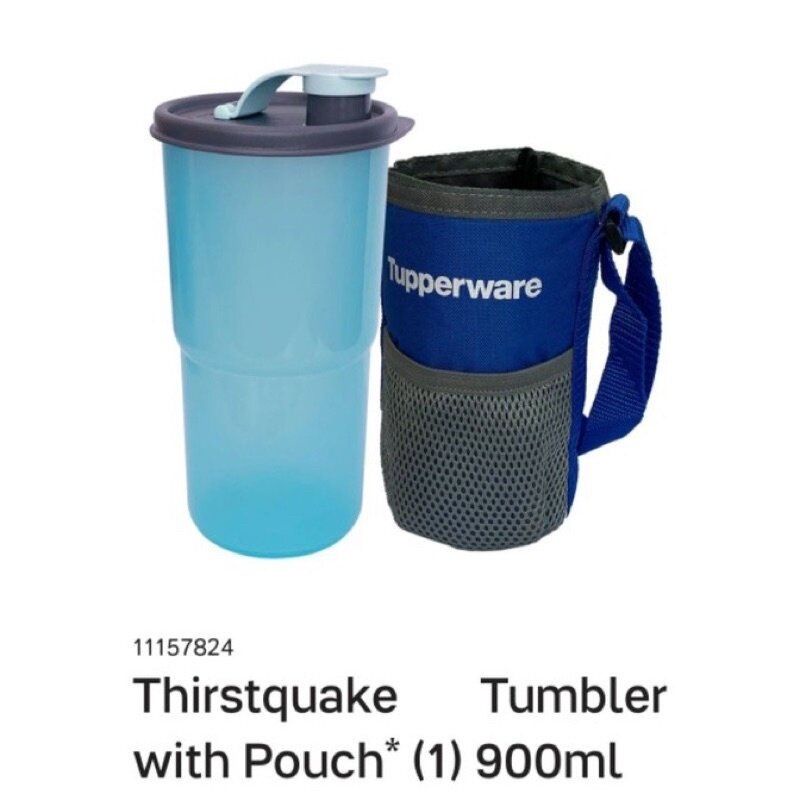 Tupperware Thirstquake Tumbler 900ml with Pouch (1pc) | Shopee Malaysia