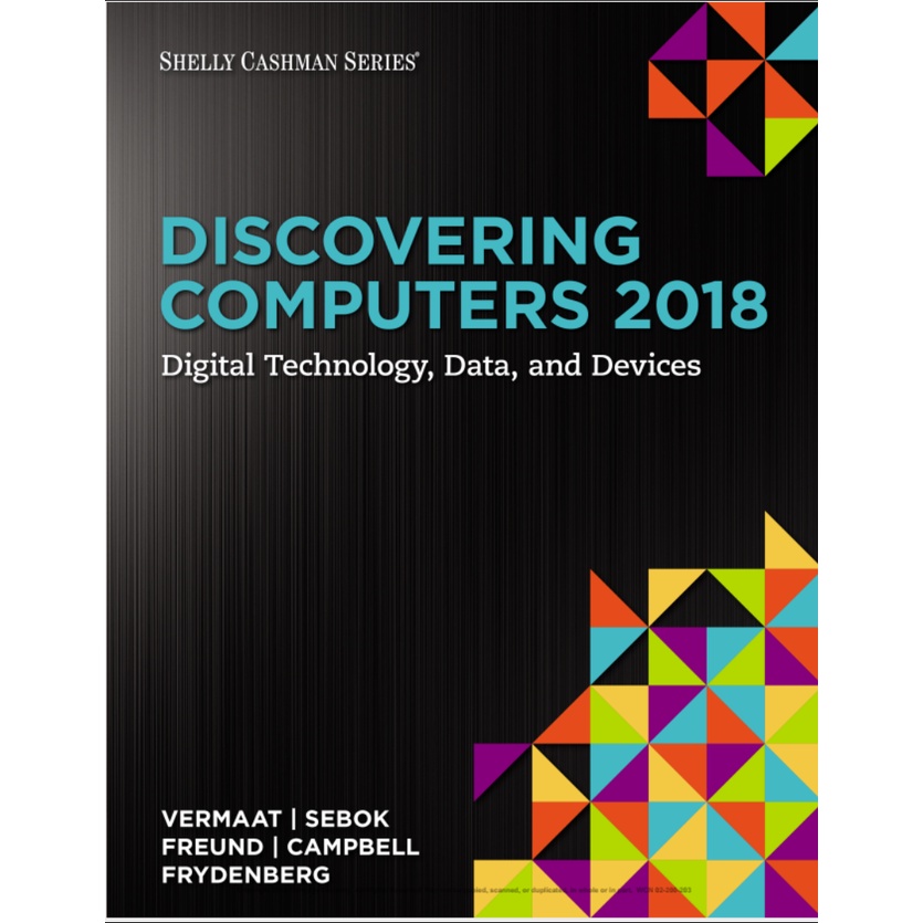 [BOOKS STORE]DISCOVERING COMPUTERS 2018 DIGITAL TECHNOLOGY, DATA, AND ...