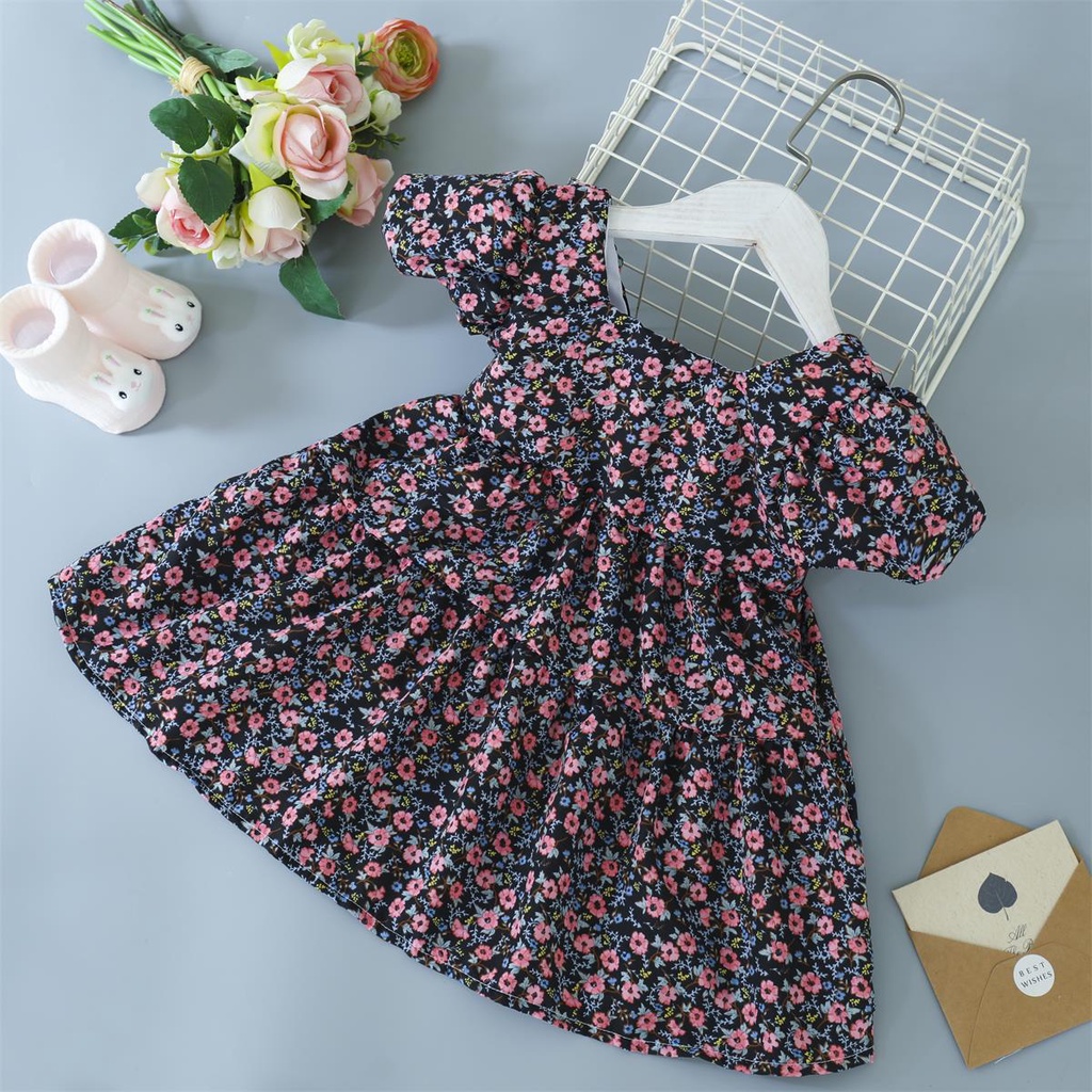 Toddler Baby Girl Dress Romper Floral Skirts Baby Sundress Cute Infant ...