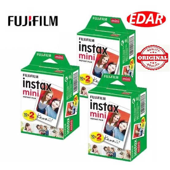 Fujifilm Instax Mini Instant Twin Pack x3 Film (60 Sheets) Expire 2026 ...