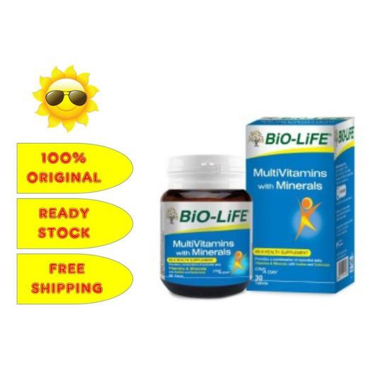 BIO-LIFE Multivitamins with Minerals 30's [EXP 10/25] | Shopee Malaysia