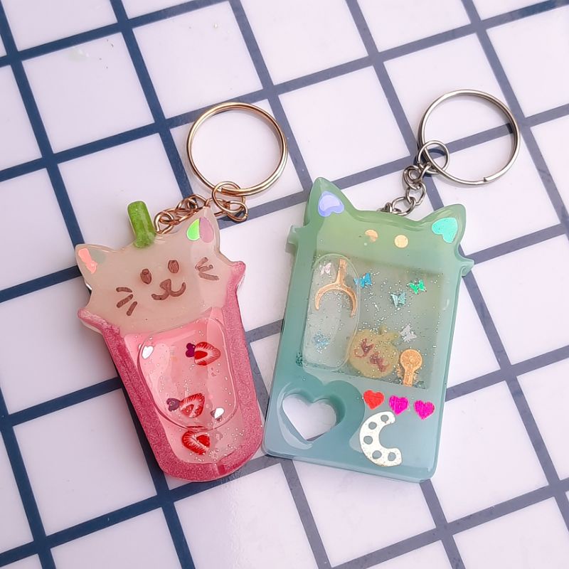 3D milkshake keychain (Customised) | Shopee Malaysia
