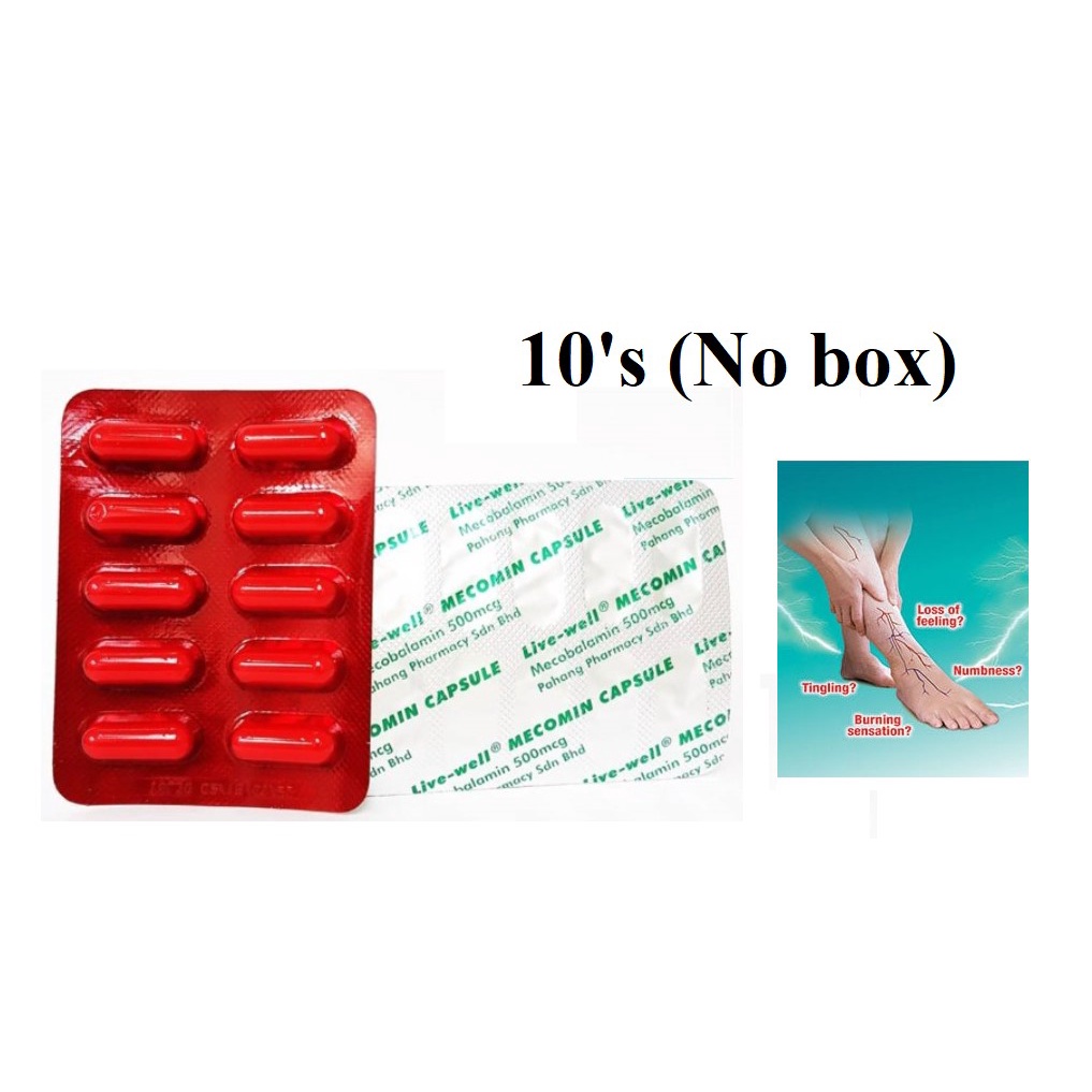 EXP01/27 Active Vitamin B12 (Mecobalamin) 500mcg 10s Mecovit/Live-well ...