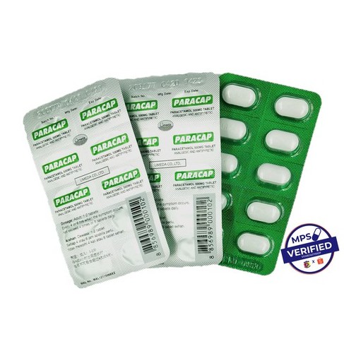 Paracap Tablet 500mg 10's (Paracetamol) | Shopee Malaysia