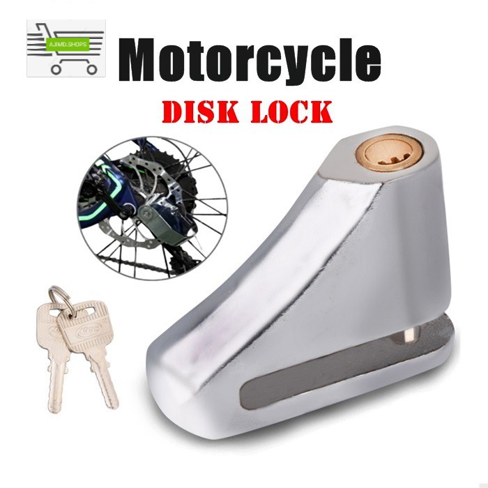 Motorcycle Stainless Steel Disk Lock | Shopee Malaysia