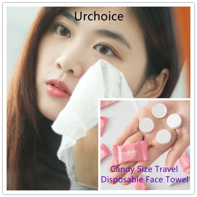 [READY STOCK] Candy Size Compressed Travel Disposable Face Towel ...