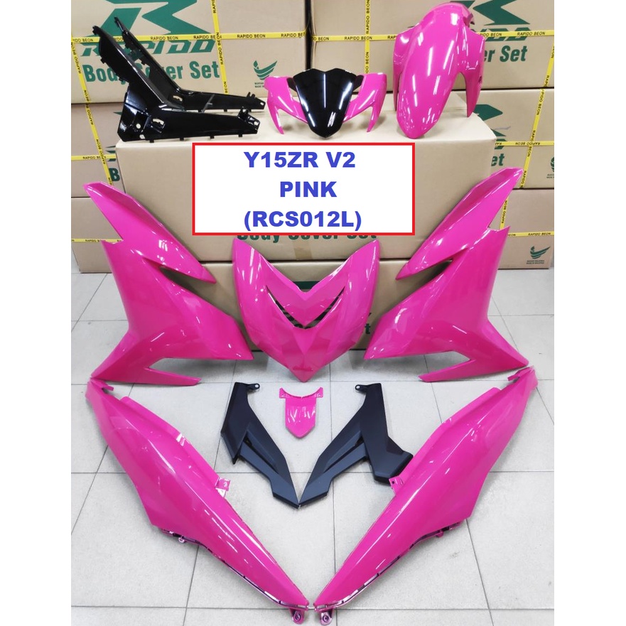 Cover Set Rapido Y15ZR V1 V2 Yamaha Plain Colour No Sticker Y15 ...