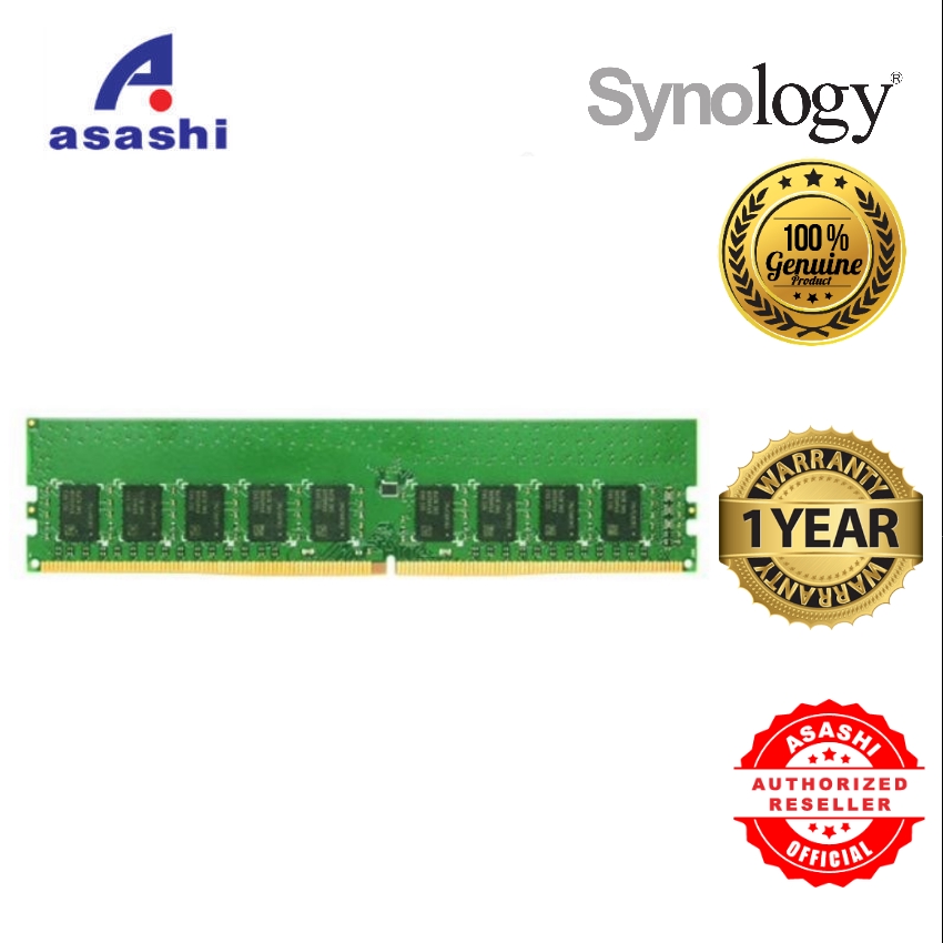 Synology DDR4-2133 ECC unbuffered DIMM 288pin 1.2V 16GB RAM ...