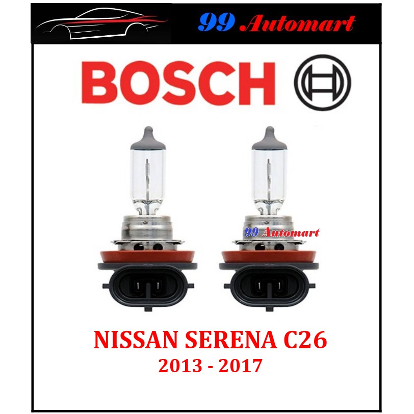 2pc Bosch Nissan Serena C26 Headlamp HeadLight Light Bulb 2013 2014 ...