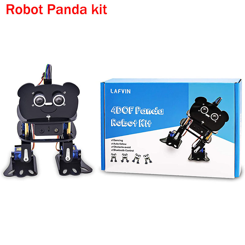 LAFVIN 4DOF DIY Robot Kit Programmable Robot Kit APP Control Compatible with Arduino IDE(Free ...