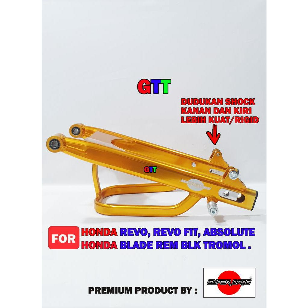 HONDA REVO FIT SWING ARM. REVO ABSOLUTE. SUPER DRAG BRAND BLK DRUM ...