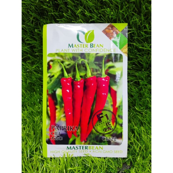F1 PAPRIKA CILI KULAI CI222 10G 一代交配大辣椒/古来椒 MASTER BEAN | Shopee Malaysia