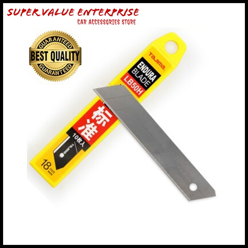 TAJIMA LB50H HEAVY DUTY KNIFE ENDURA BLADE 18MM (10PCS) | Shopee Malaysia