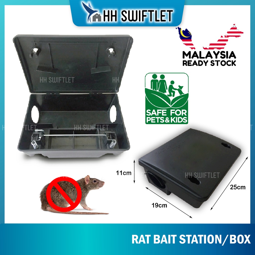 Rat Bait Box/ Pest Control Box / Kotak Ubat Tikus /Rat Bait Station Box ...