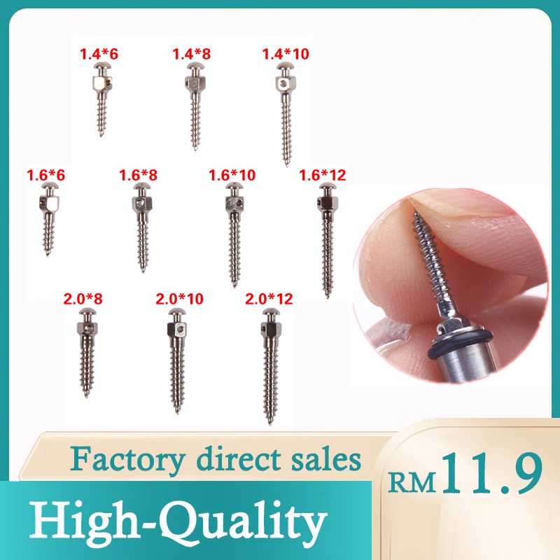 Dental Orthodontic Micro Implants Mini Screw Self-Taping Anchorage 10 ...
