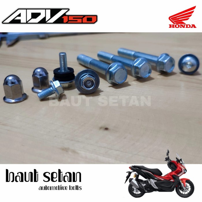 Full set of Honda ADV exhaust cover and exhaust handle bolts | Shopee ...