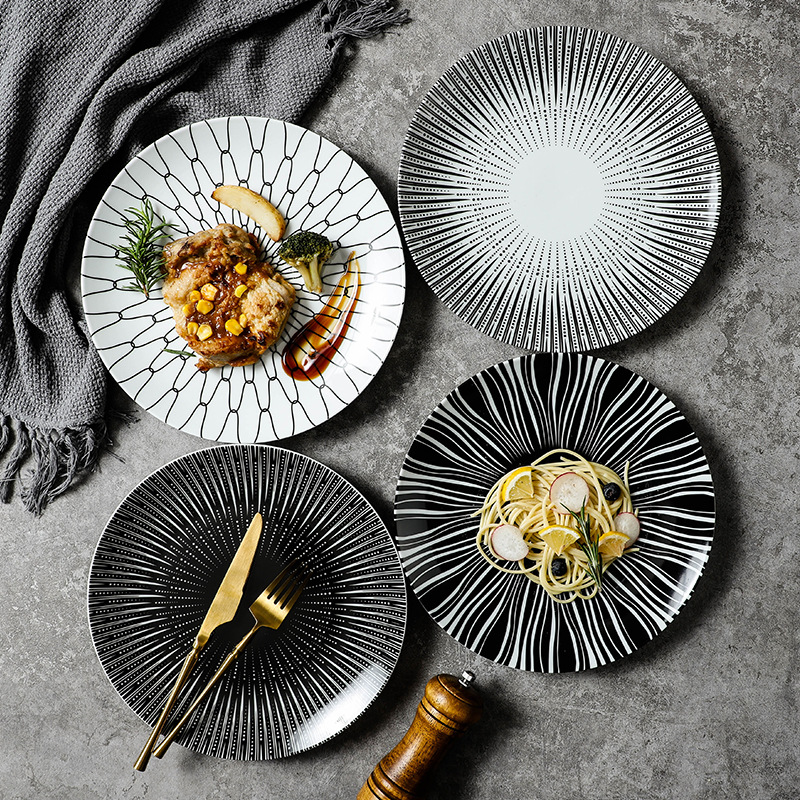 Nordic tableware / Simple and Creative Western Food Plate Pasta Plate ...