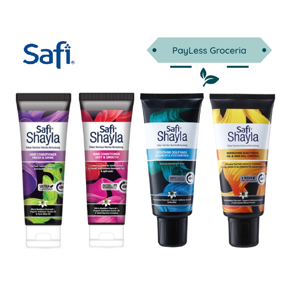 Safi Shayla Hair Conditioner / Refreshing Scalp Mask 160g (Hijab ...