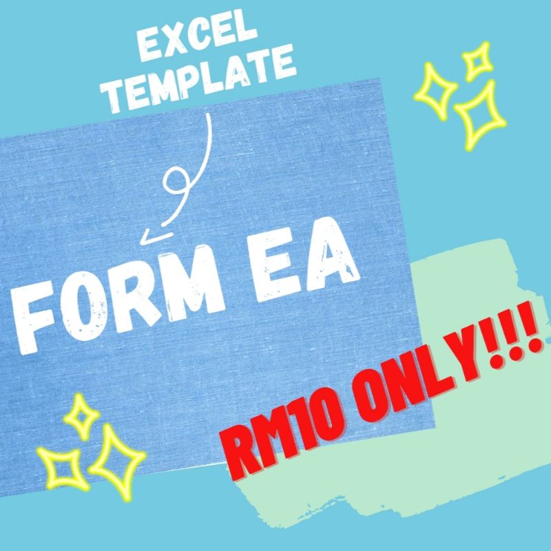 Form EA YA2021 Template (Excel format) | Shopee Malaysia