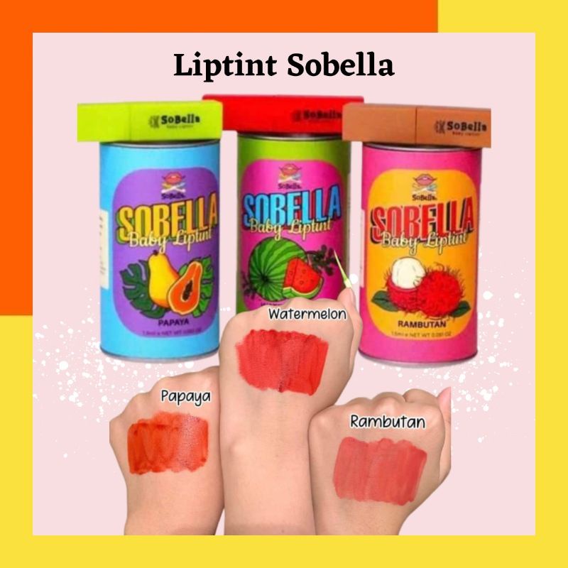 Sobella Baby Liptint Mommy Original Hq Lip Tint Watermelon Rambutan ...
