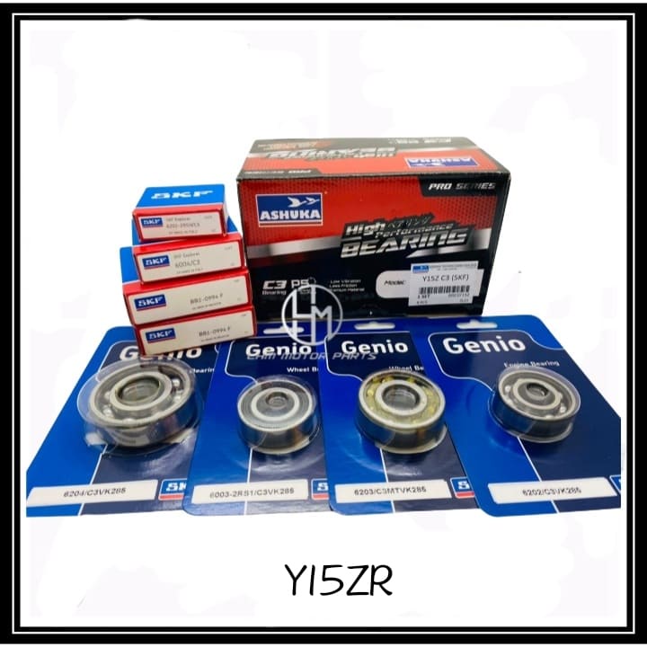 ASHUKA RACING ENJIN ENGINE BEARING SET KRISS/EX5DREAM/WAVE100/LC4S/LC5S ...