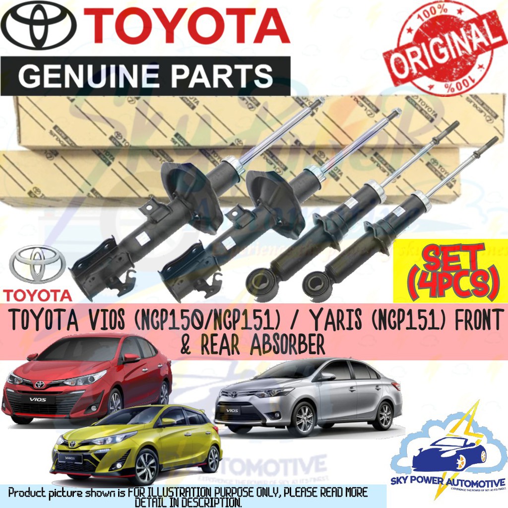 TOYOTA VIOS (NCP150/NCP151) / YARIS (NCP151) 100% ORIGINAL (GENUINE ...