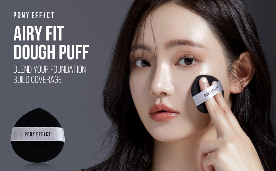 [PONY EFFECT Official] Airy Fit Dough Puff Bundle: 5ea & 10ea | Shopee ...