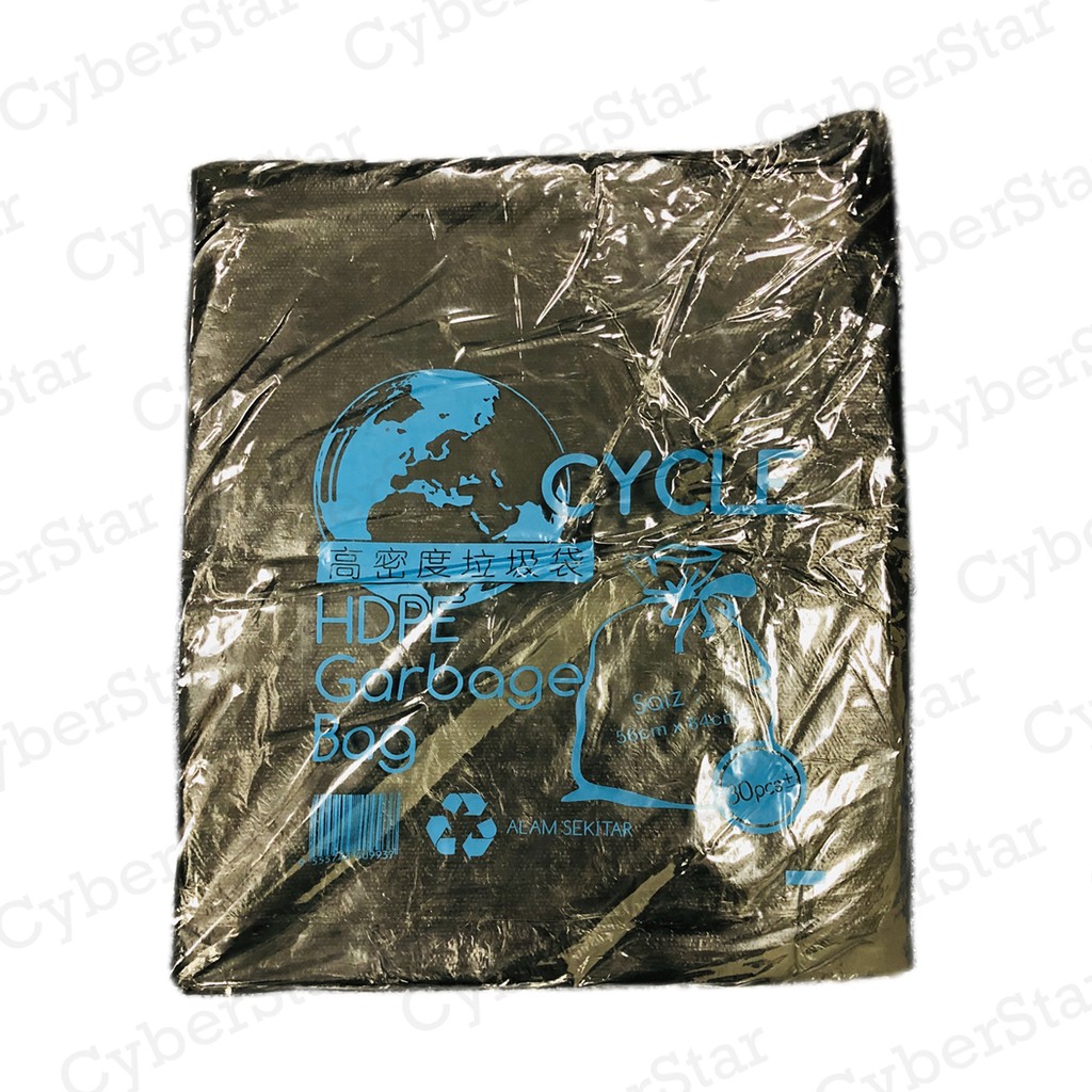 Garbage Bag M Size:56cm x 84cm (30pcs/pack) Rubbish Bag/Trash Bag ...