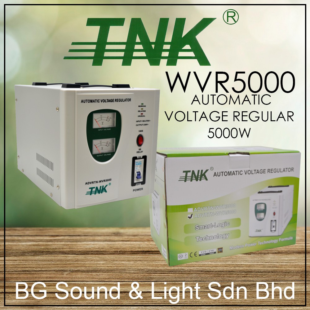 TNK Automatic Voltage Power Regulator Stabilizer 5000W - ADVRTN-WVR5000 ...