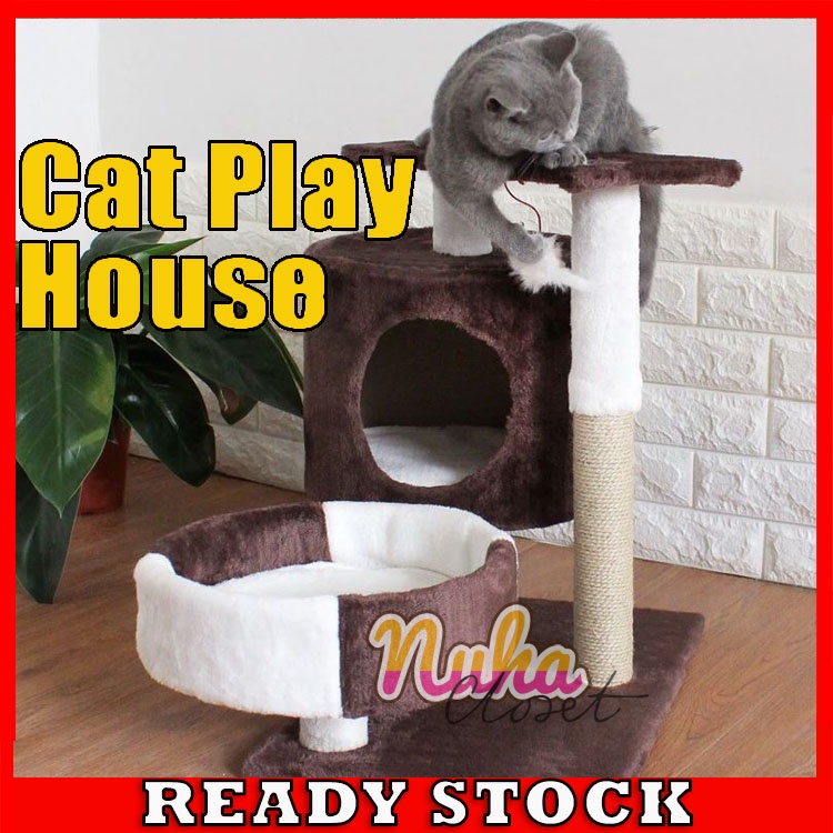 Mainan Kucing Cat Tree Rumah Kucing Cat House Cat Scratcher Pet Cat ...