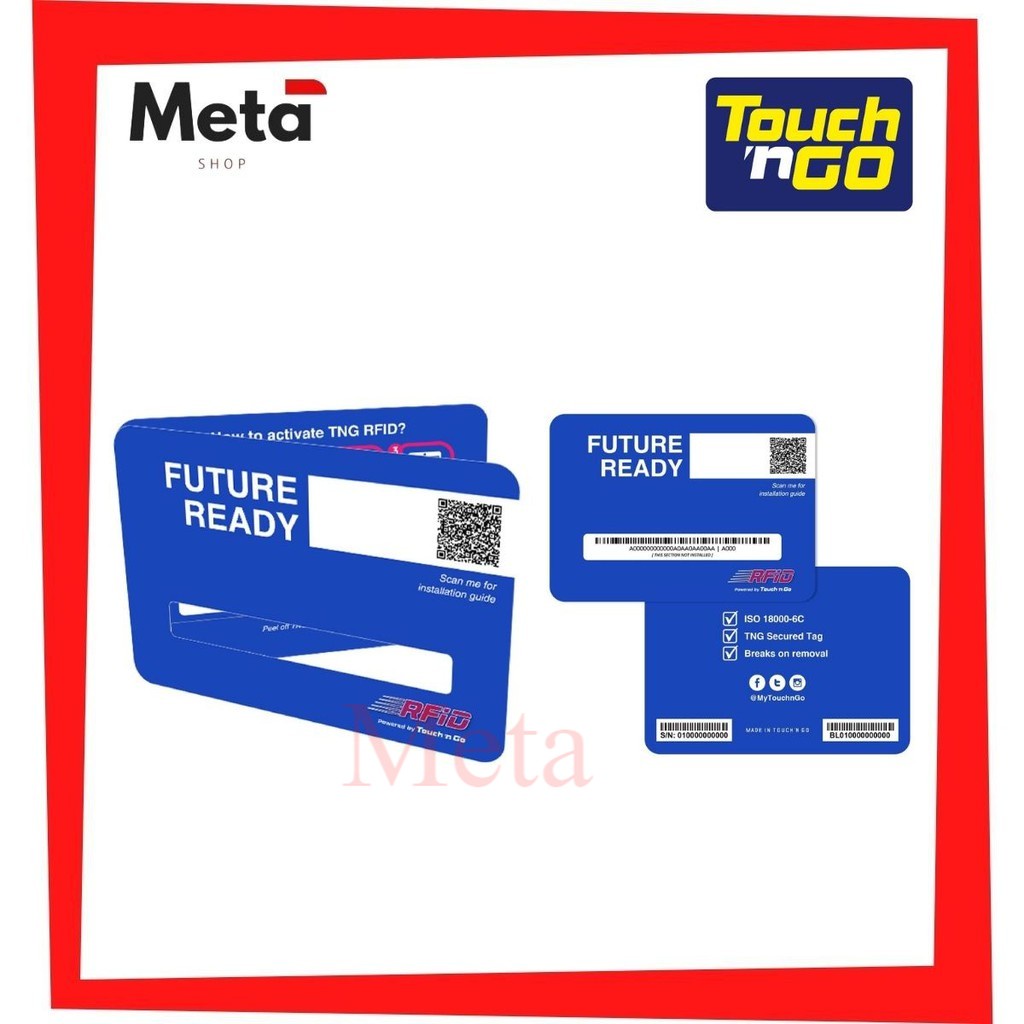 Touch ‘n Go Self-fitment (DIY) RFID Tag Ready Stock . I | Shopee Malaysia